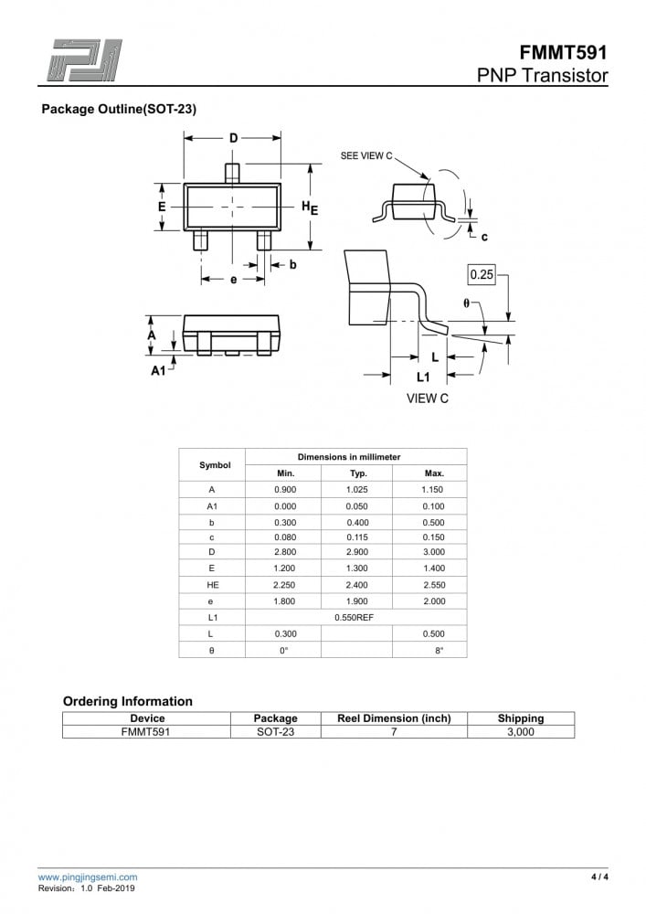 FMMT591 datasheet page 4