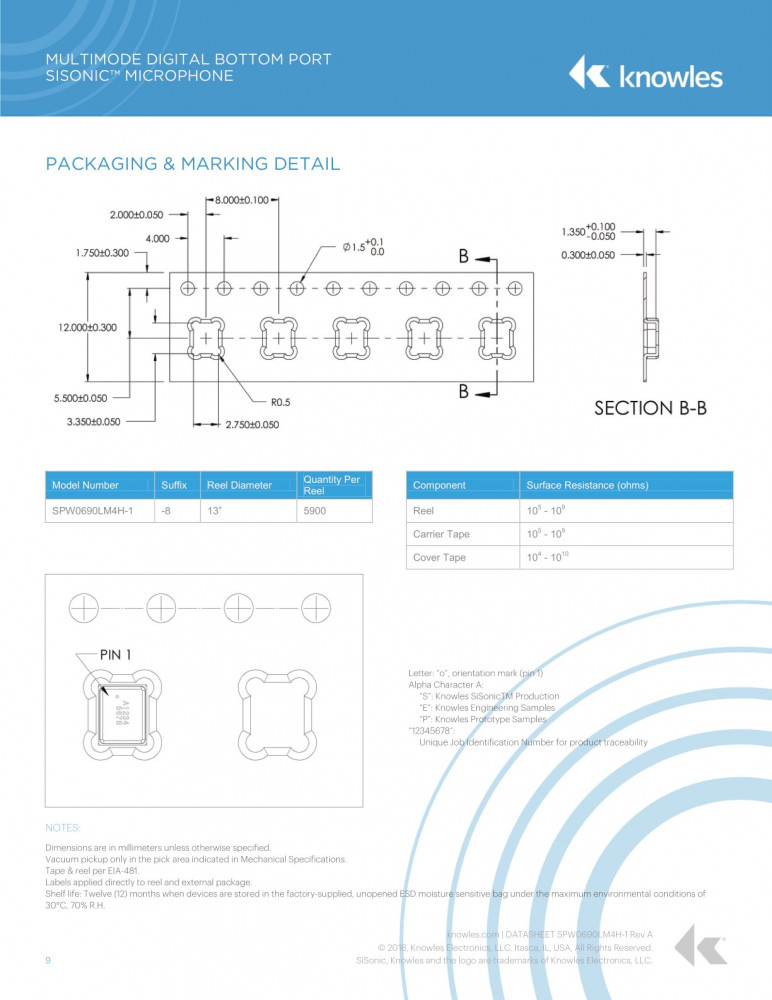 SPW0690LM4H-1 technical document page 9