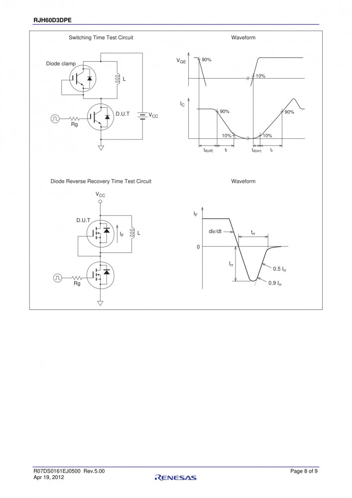 RJH60D3DPE-00#J3 datasheet page 8