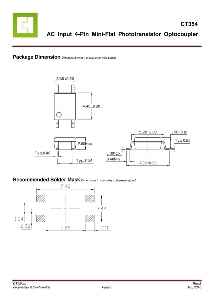 CT354A(V)(T1) datasheet page 6