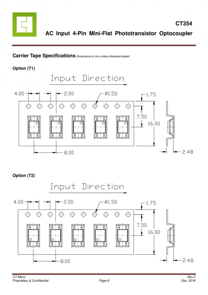 CT354A(V)(T1) datasheet page 8