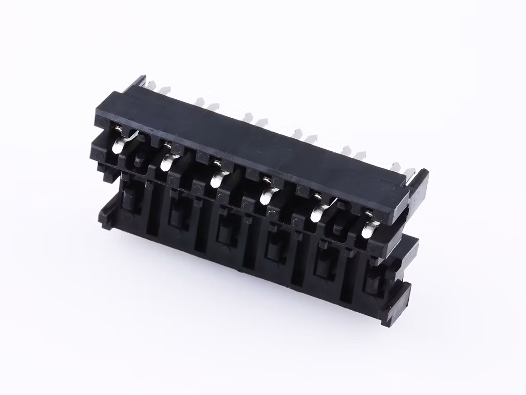 5.00mm Pitch Appli-Mate RAST Power Female Connector, 6 Circuits, Fully Coded, Short Thin and Open Endwalls, Latch Between Circuits 1-2 and Circuits 5-6, Glow-Wire Capable for sale