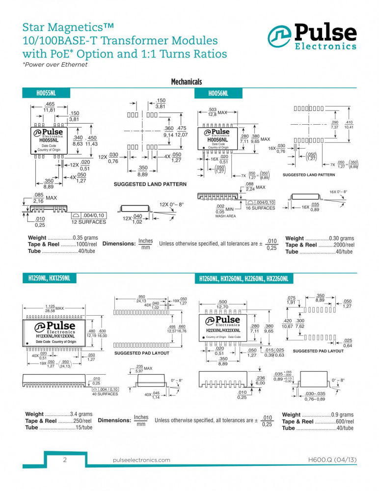 H1259NL datasheet page 2