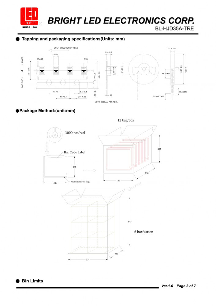 BL-HJD35A-TRE datasheet page 3