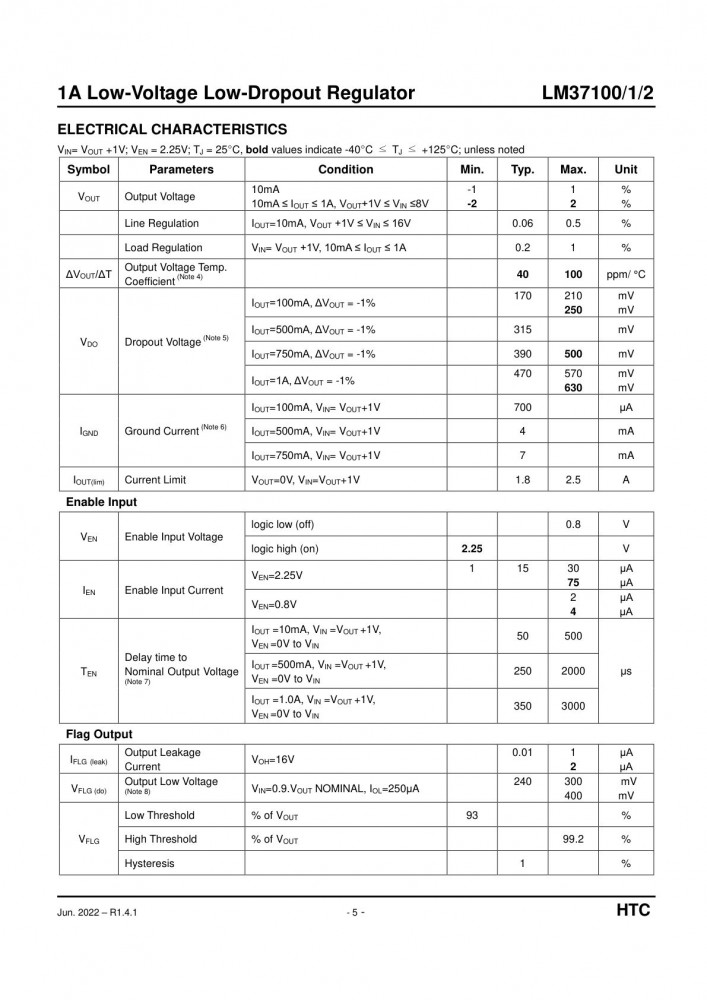 LM37102D datasheet page 5