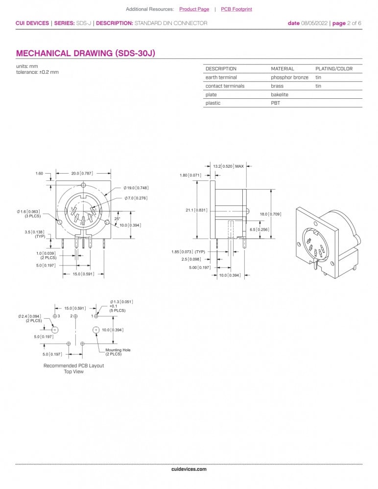SDD-130J datasheet page 2