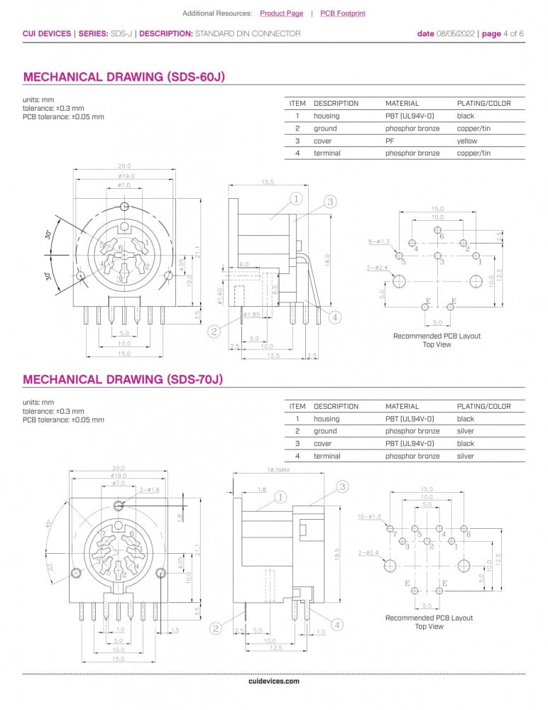 SDD-130J datasheet page 4