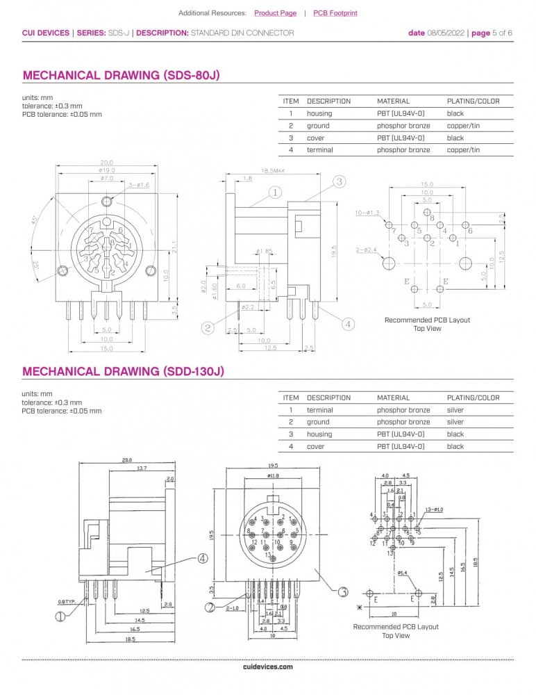 SDD-130J datasheet page 5