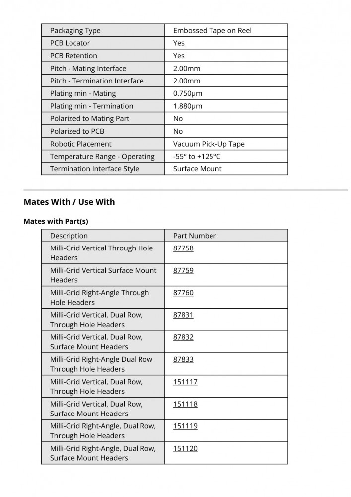 MOLEX 791099330 technical document page 3