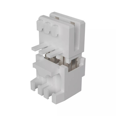 Appli-Mate RAST Power IDT Housing, 5.00mm Pitch, Direct/Indirect, Female, 2 Circuits, Code Key D Removed, Open End Walls, Yellow Color Stripe for sale