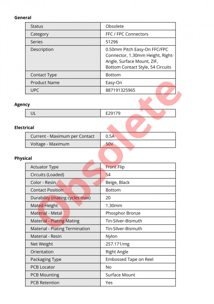 MOLEX 512965433 product document page 2