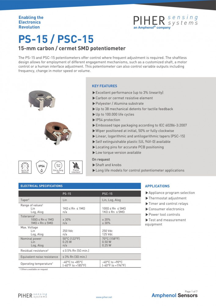 PSC15 technical document page 1