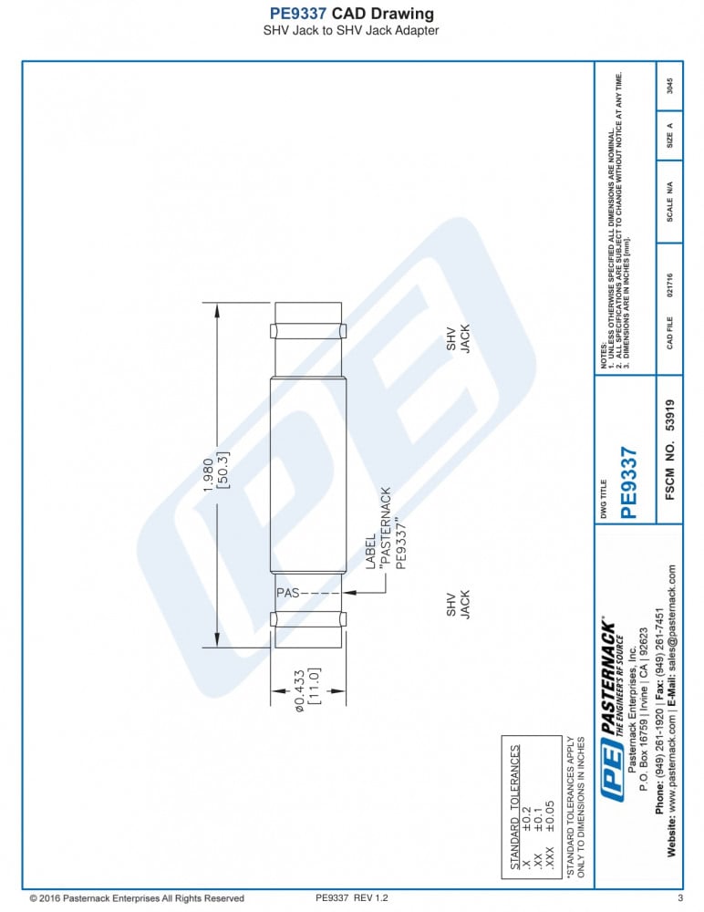 PE9337 technical document page 3