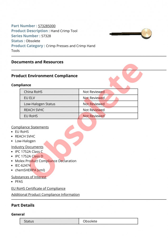 Product document preview, page 1