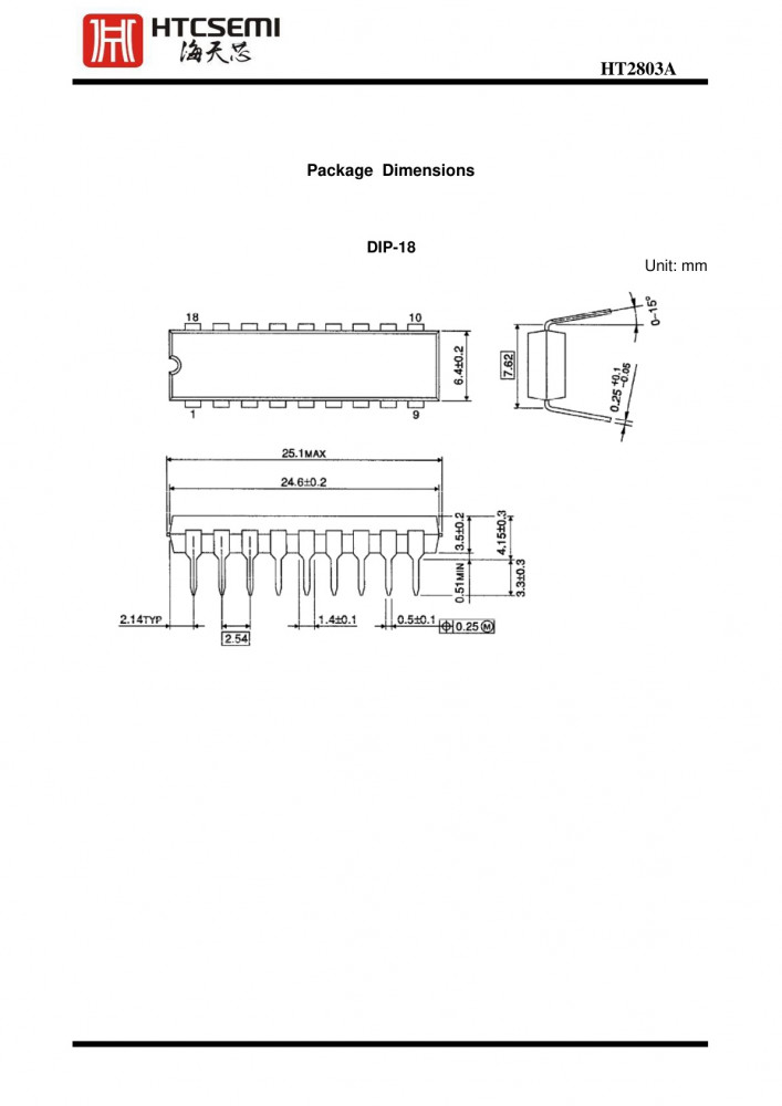 HT2803ANZ datasheet page 8