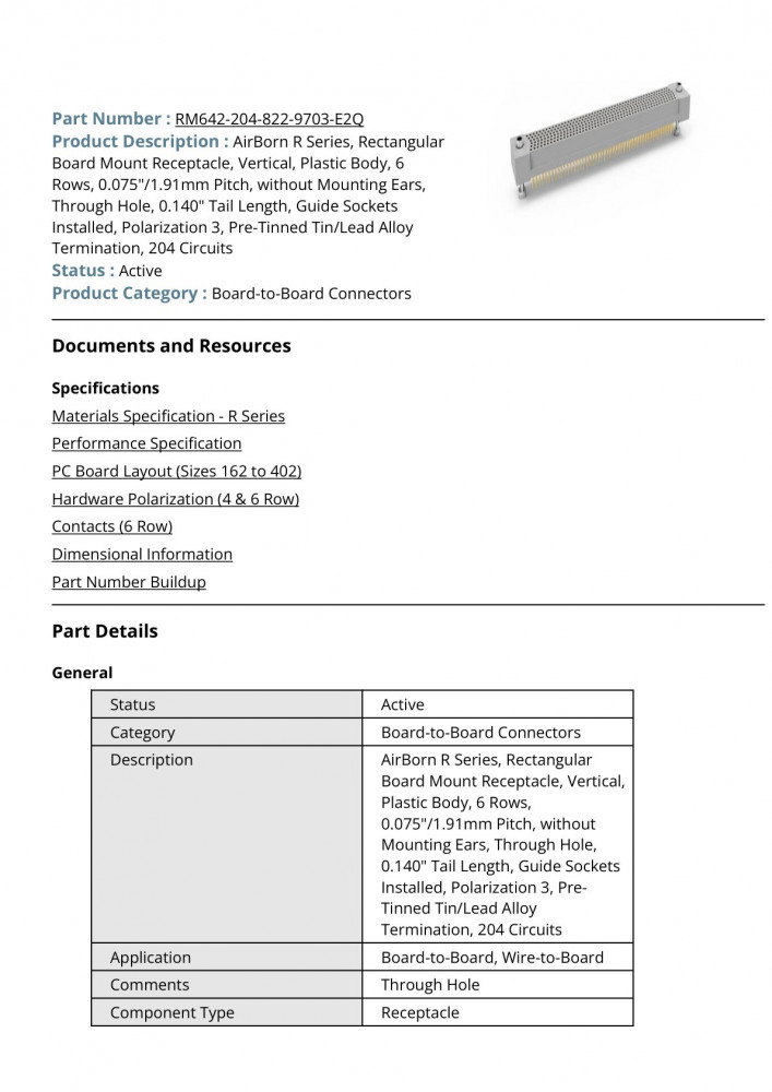 RM642-204-822-9703-E2Q product document preview, page 1