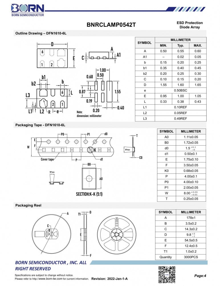 BNRCLAMP0542T datasheet page 4