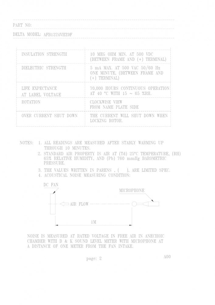 AFB1224VHZ9F specification page 4