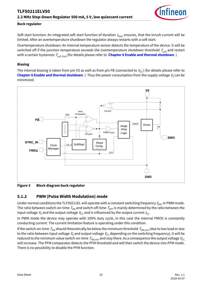 TLF50211EL documentation page 10