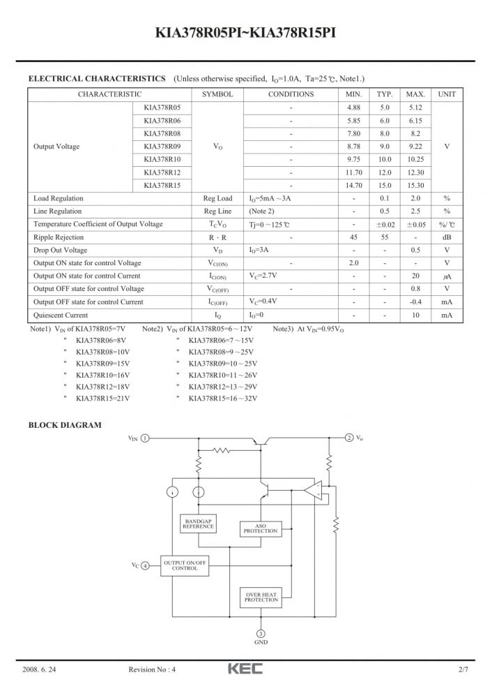 KIA378R08PI-U/P datasheet page 2
