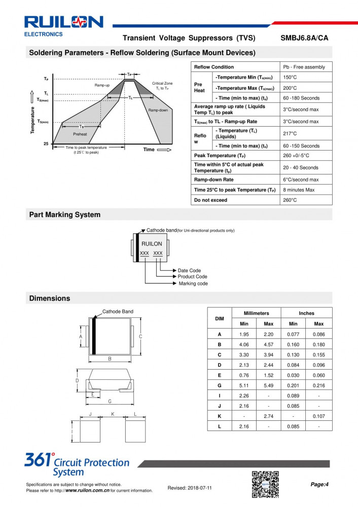 SMBJ6.8CA datasheet page 4