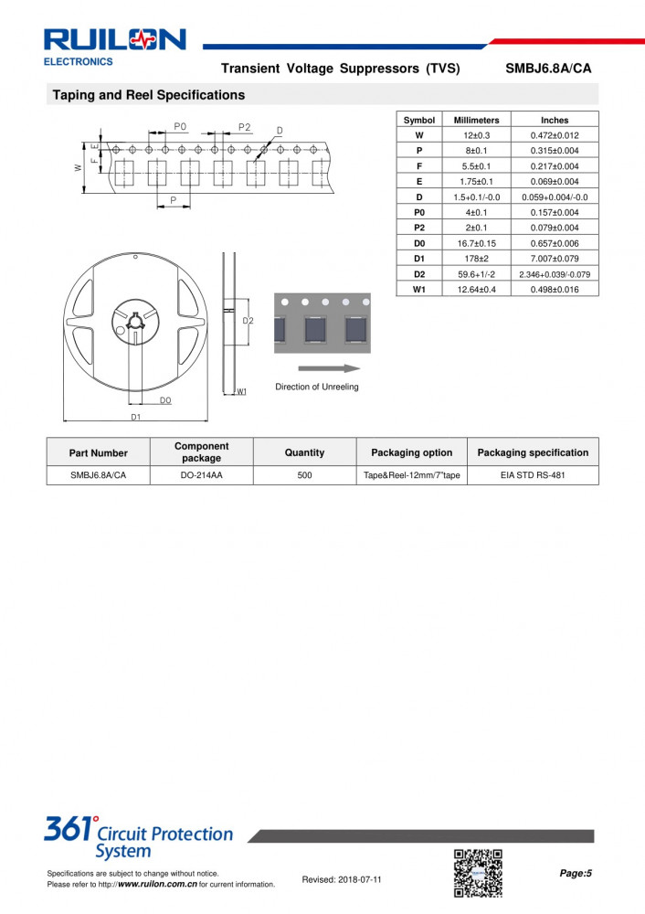 SMBJ6.8CA datasheet page 5