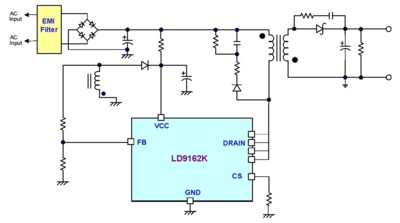 Primary Side Quasi-Resonant Controller with MOSFET Integrated for sale