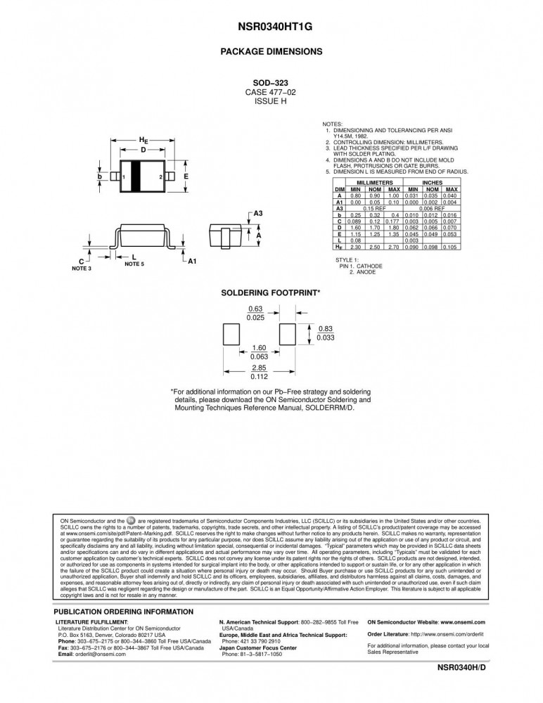 NSR0340HT1G datasheet page 4