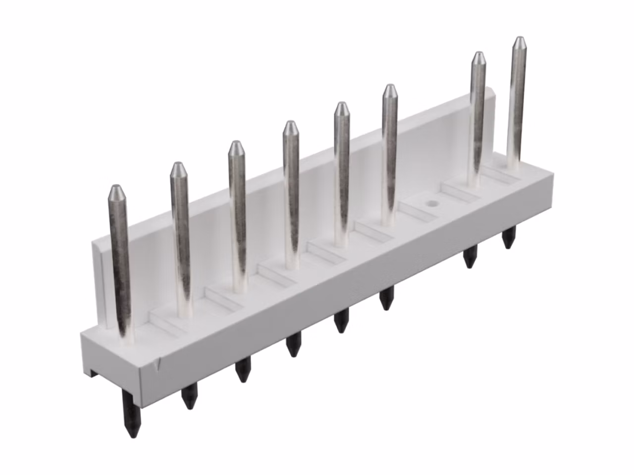 KK Header, Vertical, with Polarizing Backwall, 9 Circuits, Tin (Sn) Plating, Circuit 7 Voided for sale