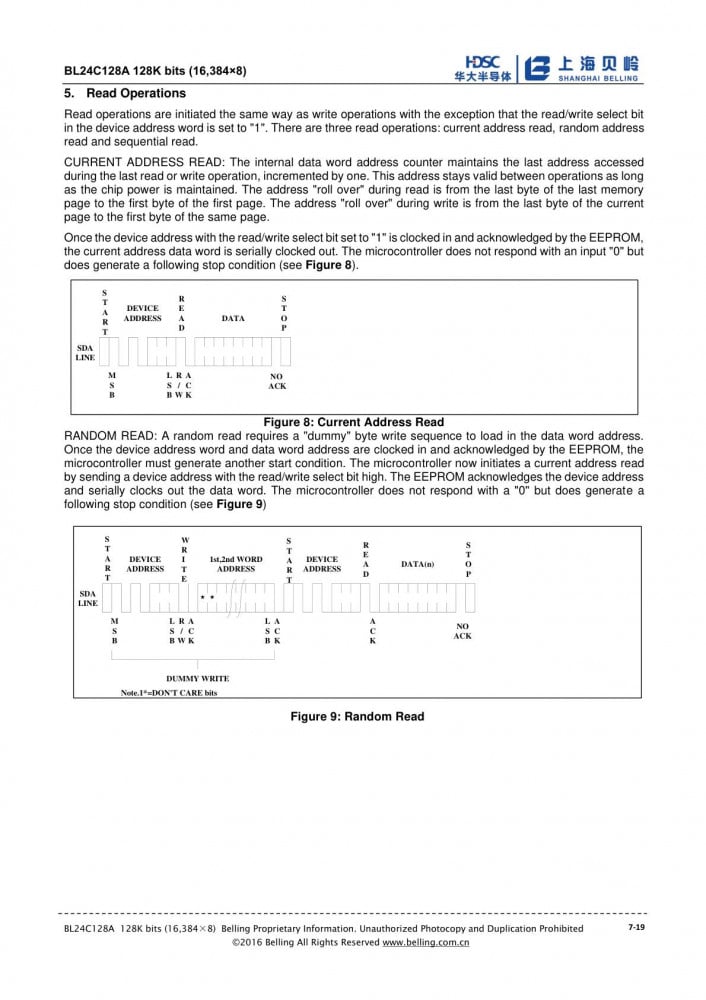 BL24C128A datasheet page 7