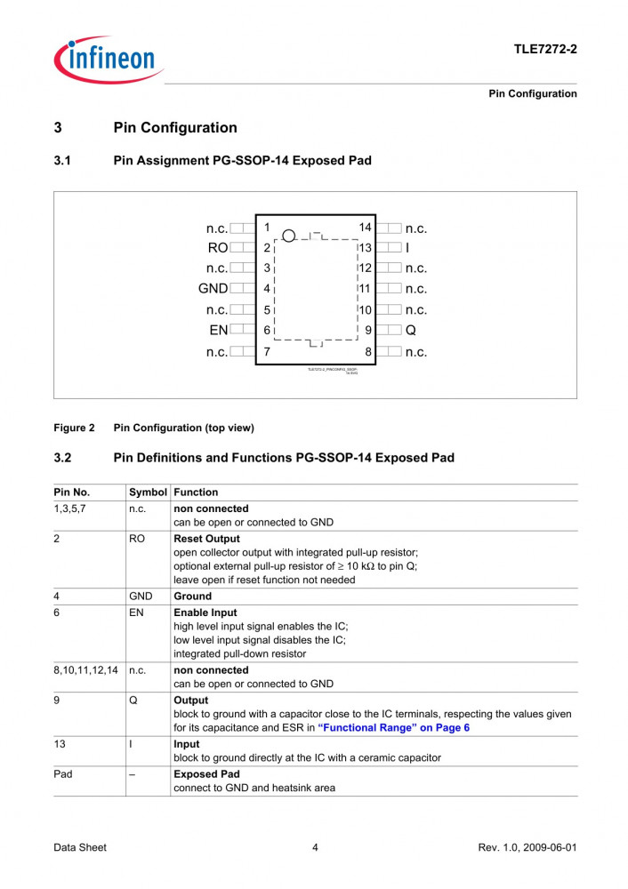 TLE7272-2E datasheet page 4