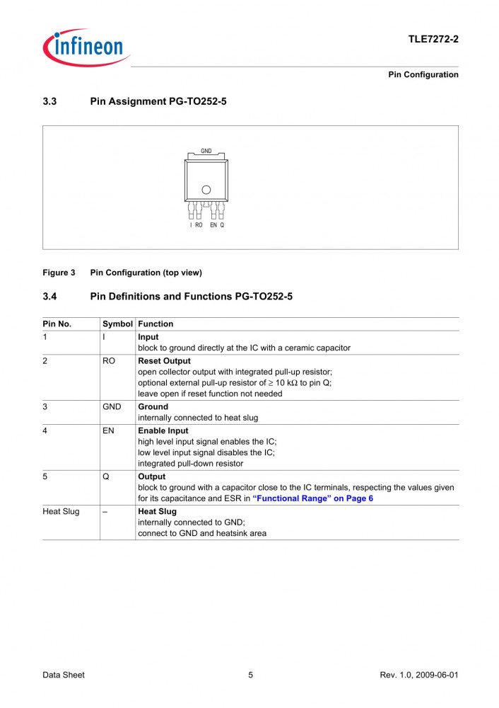 TLE7272-2E datasheet page 5