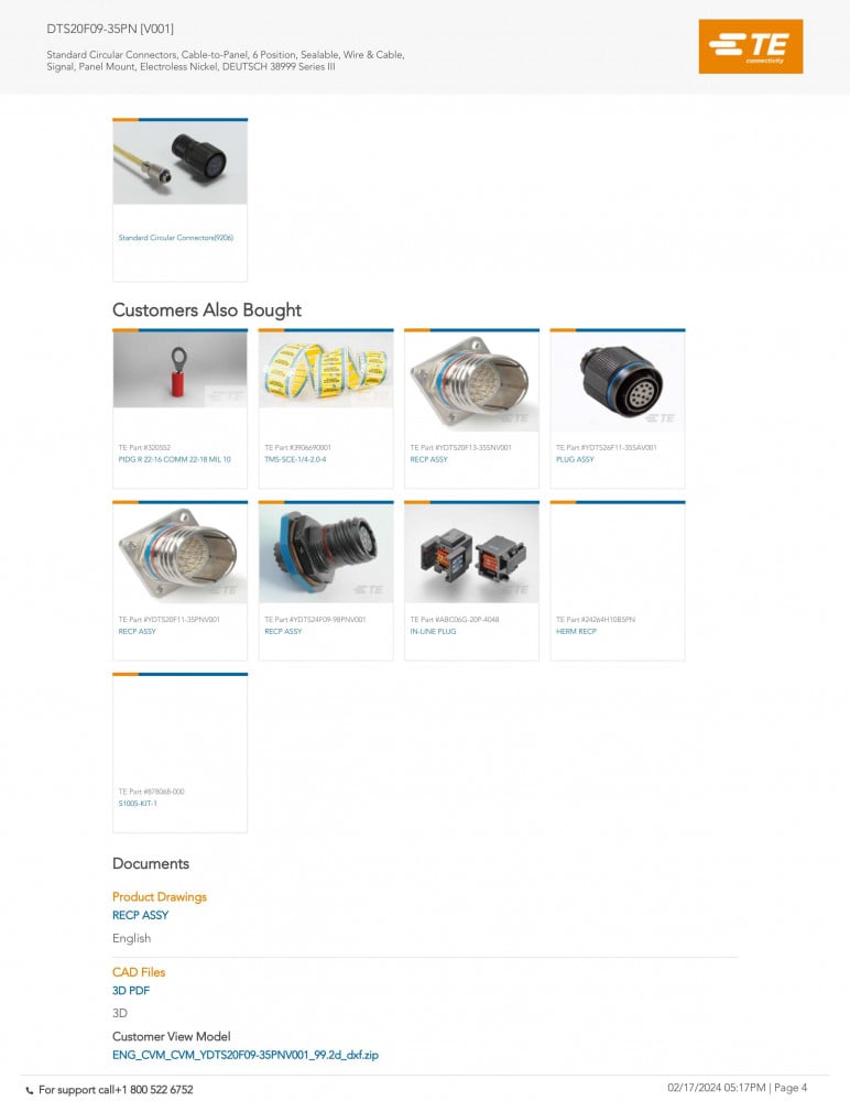 M39029/16-167 technical document page 4