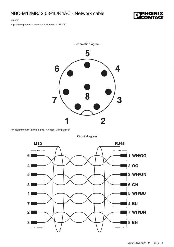 Phoenix Contact 1192087 documentation page 6