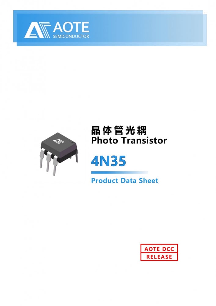 AOTE 4N35 datasheet page 1