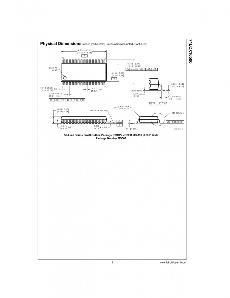 74LCX16500 datasheet page 10