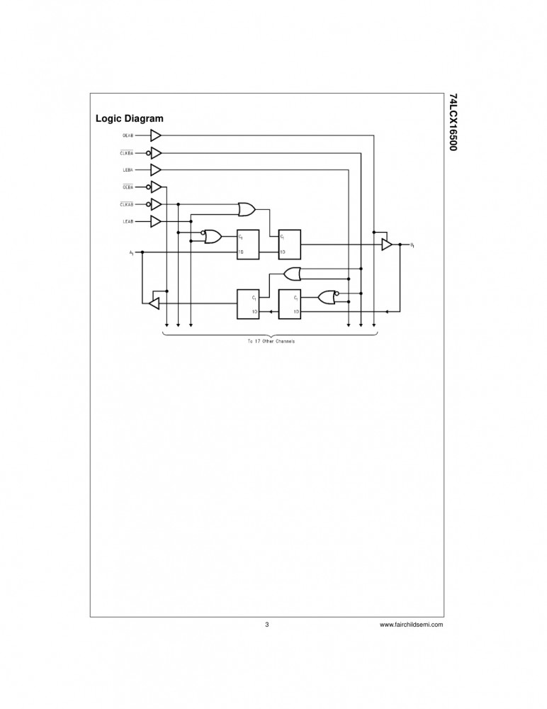 74LCX16500 datasheet page 4