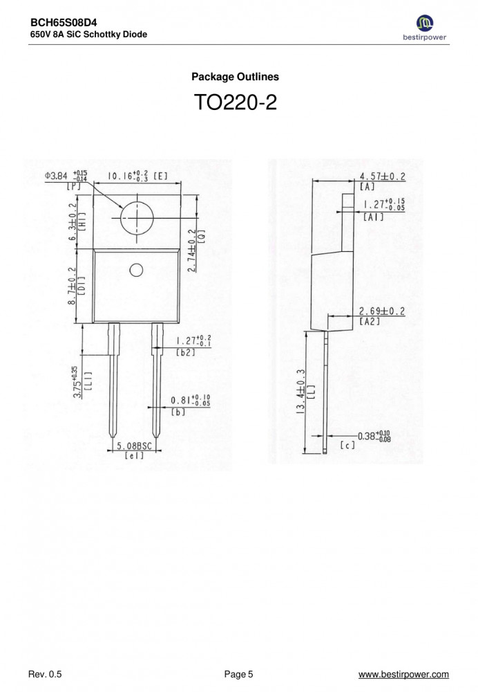 BCH65S08D4 datasheet page 5