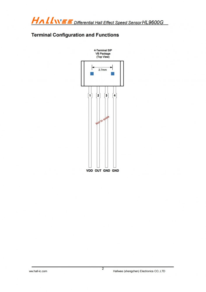HL9600G technical document page 2