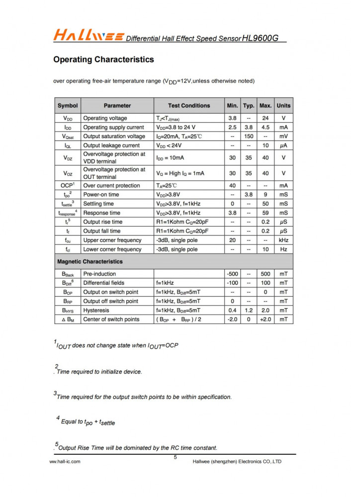 HL9600G technical document page 5