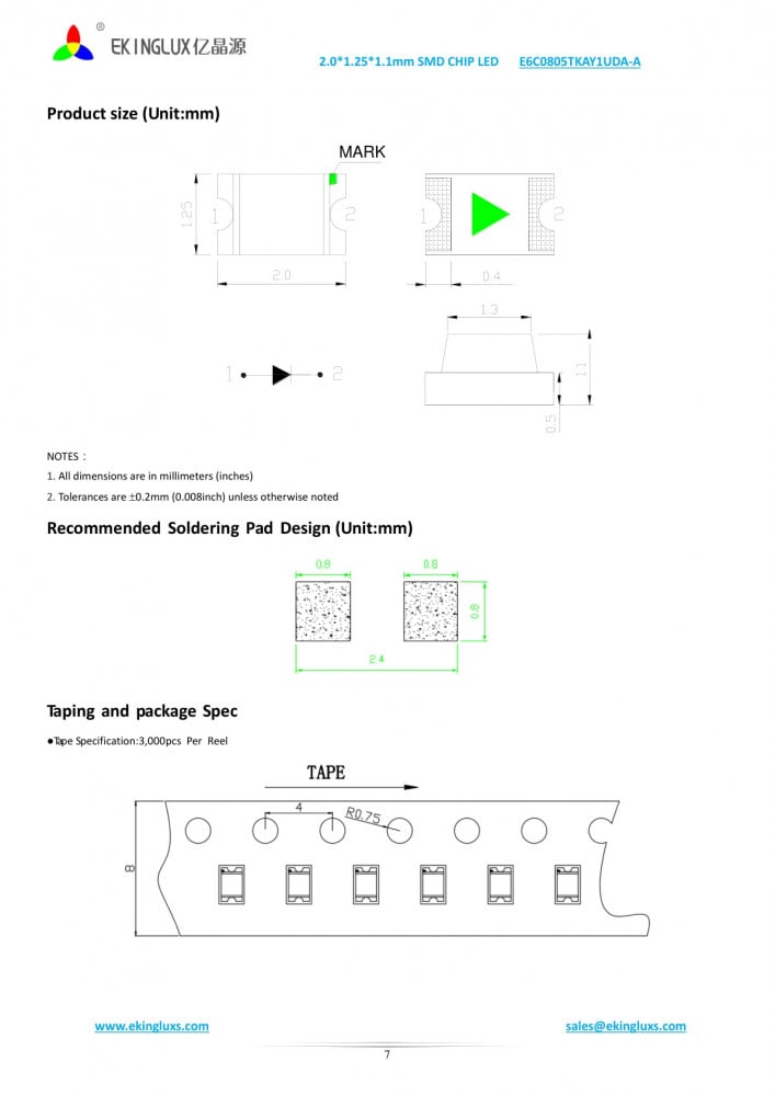 E6C0805TKAY1UDA-A datasheet page 7