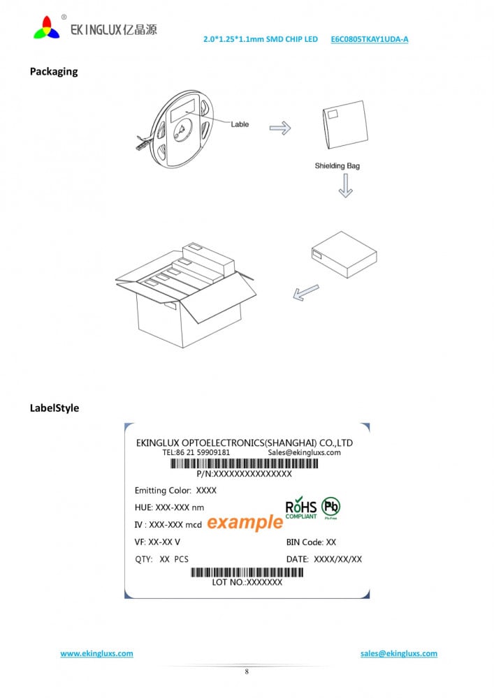 E6C0805TKAY1UDA-A datasheet page 8