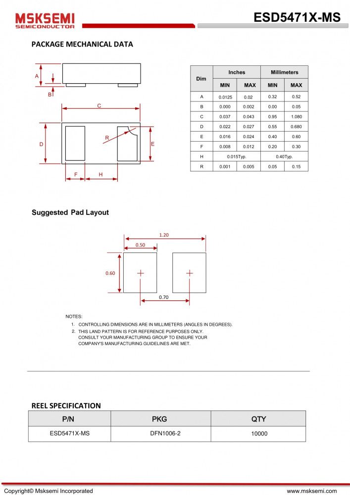 ESD5471X-MS datasheet page 5