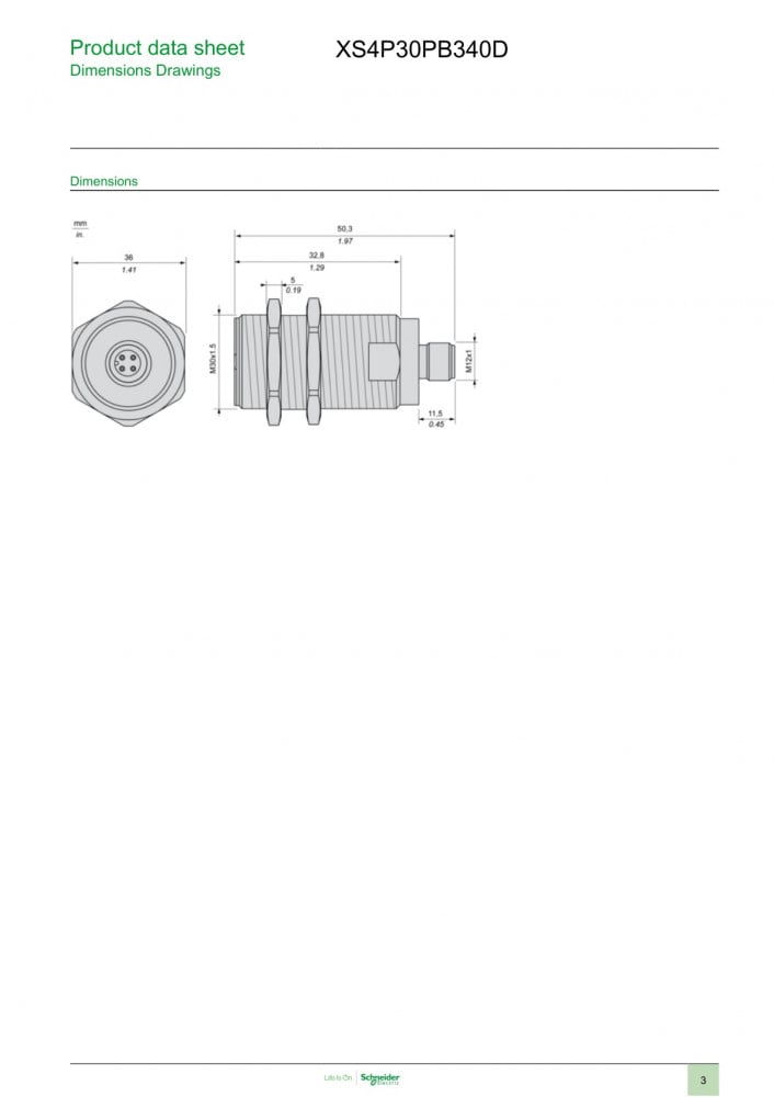 XS4P30PB340D technical document page 3