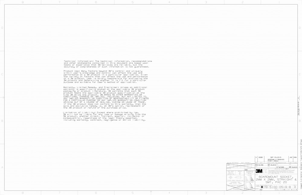 3M 1502 Series technical drawing page 4