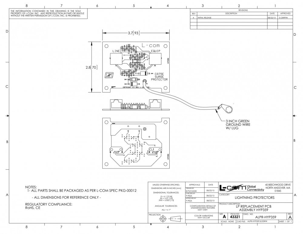 ALPR-HYP359 technical document page
