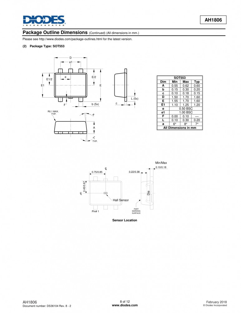 AH1806 datasheet page 8