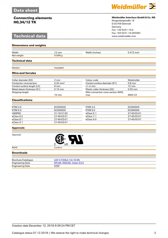 WEIDMULLER 9025770000 document page 2