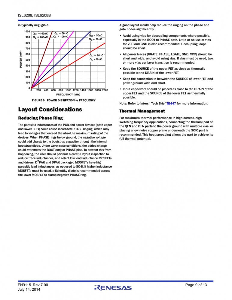 ISL6208IRZ datasheet page 9