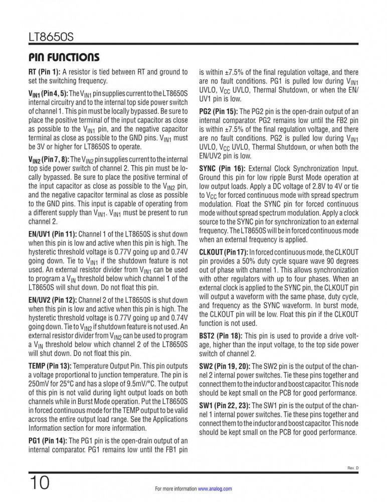 DC2407A technical document page 10